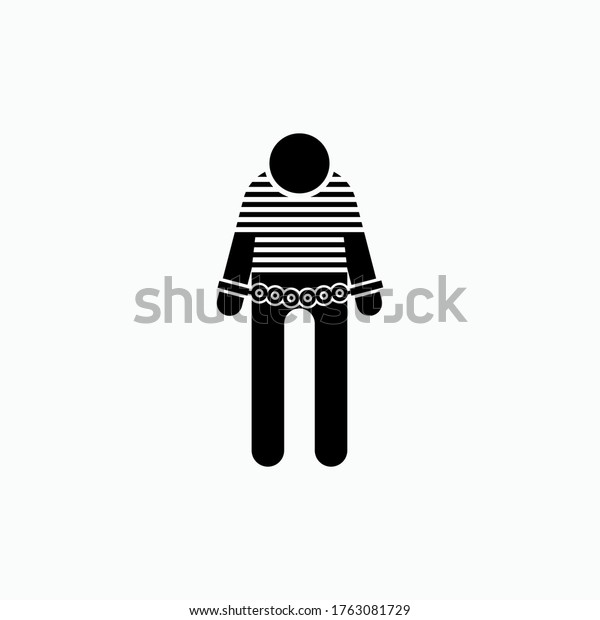 Prisoner Icon Defendant Symbol Ui Symbol Stock Vector (Royalty Free ... Prisoner Icon Defendant Symbol Ui Symbol Stock Vector (Royalty Free ...