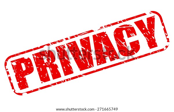 Privacy Red Stamp Text On White Stock Vector (Royalty Free) 271665749 ...