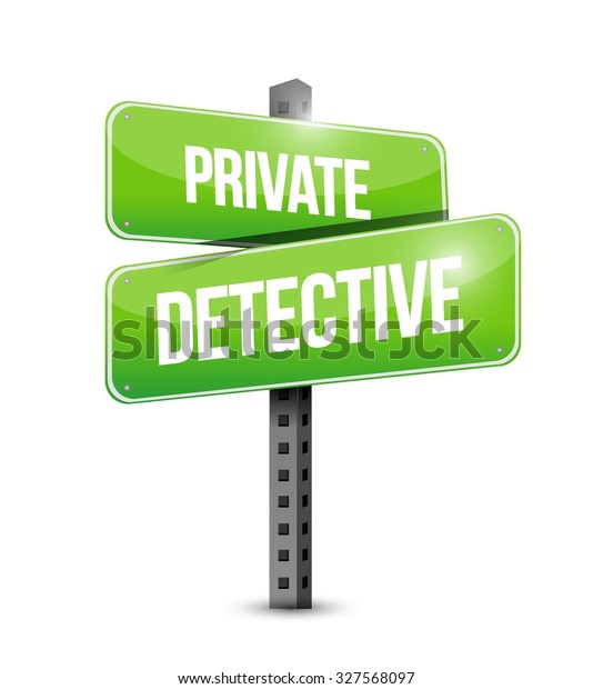 Private Detective Sign Concept Design Graphic Stock Vector (Royalty ...
