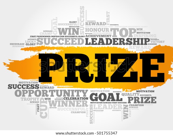 Prize Word Cloud Collage Business Concept Stock Vector (Royalty Free ...