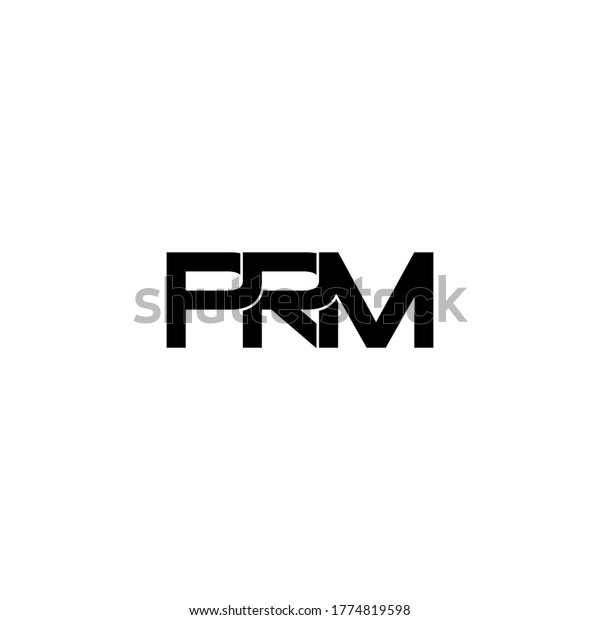 Prm Letter Original Monogram Logo Design Stock Vector (Royalty Free ...