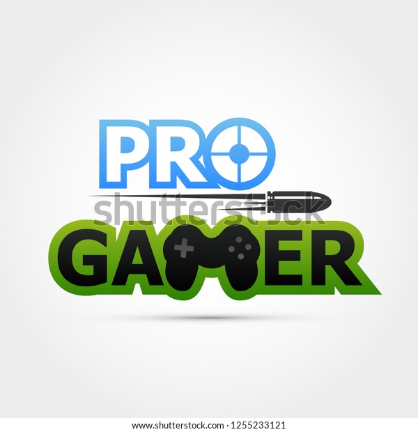 Pro Gamer Logo Vector Illustration Stock Vector (Royalty Free ...