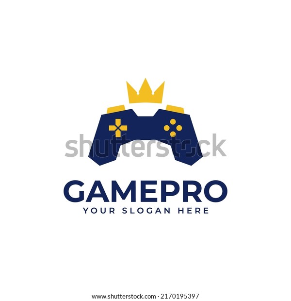 Pro Player Gamer Logo Design Concept: เวกเตอร์สต็อก (ปลอดค่าลิขสิทธิ์ ...