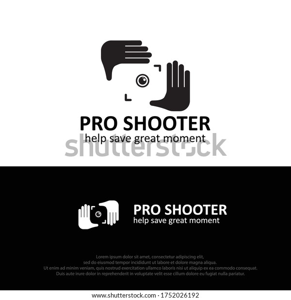 Pro Shutter Hand Lens Camera Focus Stock Vector (Royalty Free ...