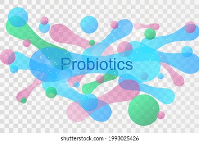 Probiotic Logo Bacteria Probiotic On White Stock Vector (Royalty Free ...