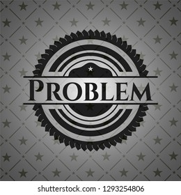 Problem Black Emblem Vintage Stock Vector (Royalty Free) 1293254806 ...