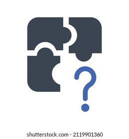 Problem Confusion Icon Vector Graphics Stock Vector (Royalty Free ...