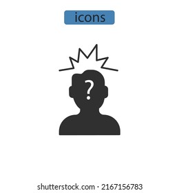 Problem Icons Symbol Vector Elements Infographic Stock Vector (Royalty ...