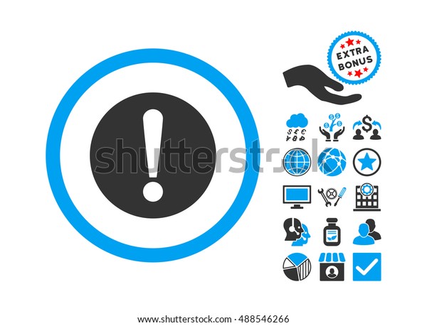 Problem Pictograph Bonus Pictures Vector Illustration Stock Vector ...