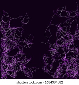Procedural Art Network Mesh Background Illustration Stock Vector ...
