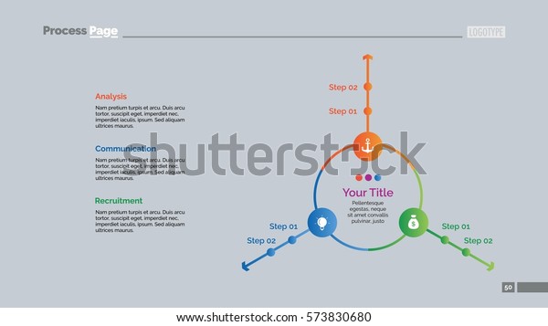 Process Infographic Diagram Slide Template Stock Vector (Royalty Free ...