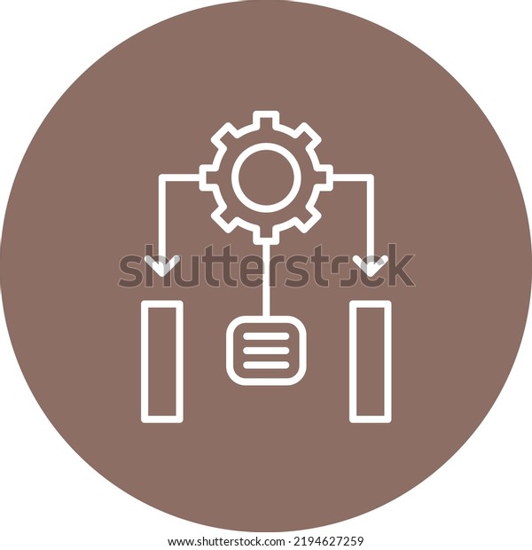 Process Line Circle Icon Vector Image Stock Vector (Royalty Free ...