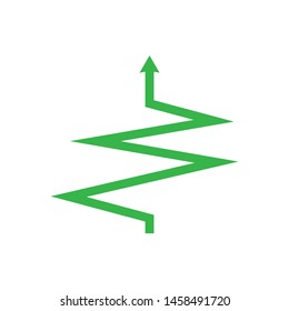 Process Success Arrow Symbol Vector Stock Vector (Royalty Free ...