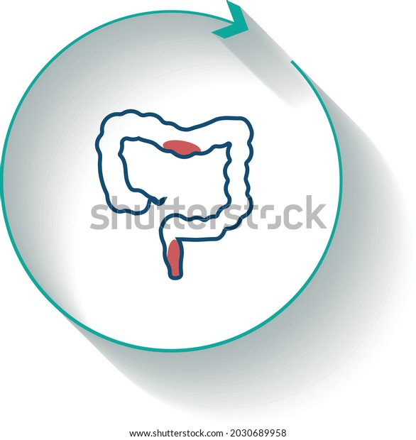 Proctology Surgery Icon Vector Design Stock Vector (Royalty Free ...