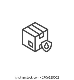 Product Box Icon Vector Illustration Flat Stock Vector (Royalty Free ...