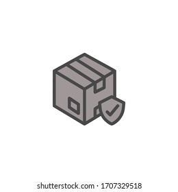 Product Box Icon Vector Illustration Flat Stock Vector (Royalty Free ...