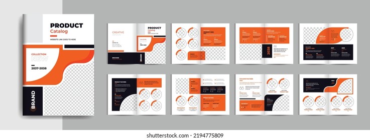 Product Catalog Catalogue Design Stock Vector (Royalty Free) 2194775809 ...