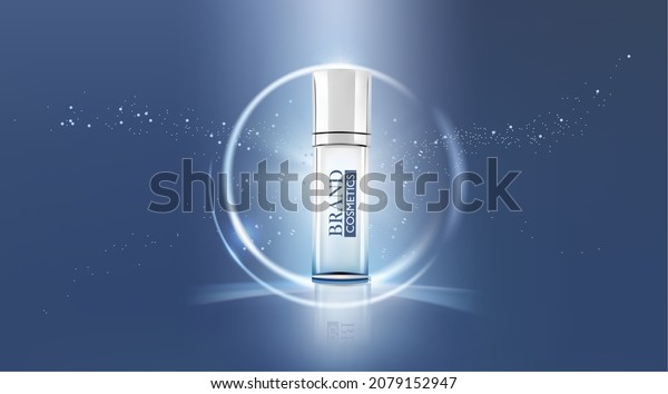 Product Cosmetic Light Background Realistic Vector Stock Vector ...