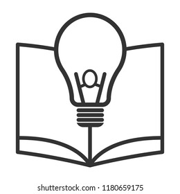 Product Icon Knowledge Isolated On White Stock Vector (Royalty Free ...