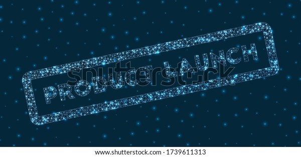 Product Launch Word Digital Style Glowing Stock Vector (Royalty Free ...