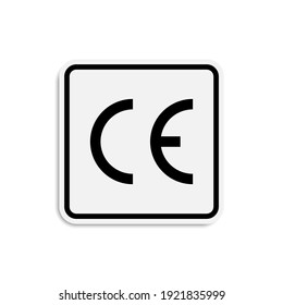 Product Packaging Symbol Ce Vector Illustration Stock Vector (Royalty ...