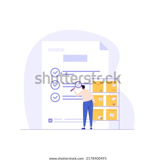 Product Quality Control Illustration Concept Product Stock Vector ...