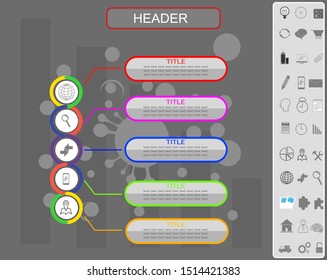 Product Roadmapmind Map Template Business Infographics Stock Vector ...