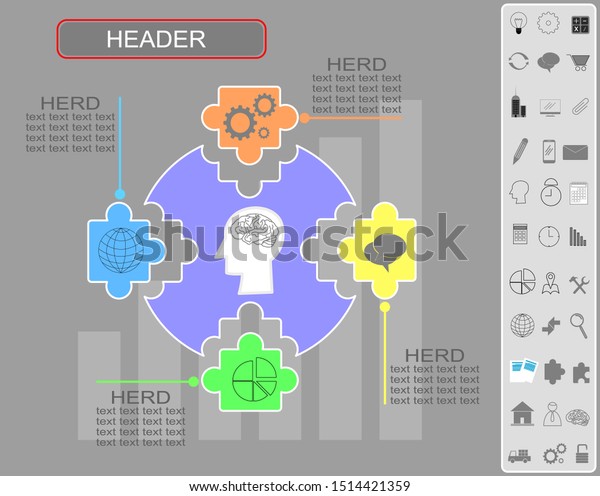 Product Roadmapmind Map Template Business Infographics Stock Vector ...