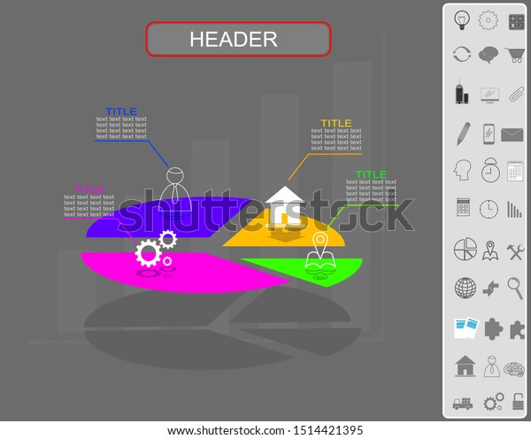 Product Roadmapmind Map Template Business Infographics Stock Vector ...