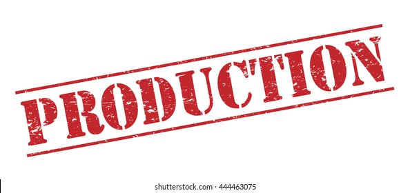 Production Vector Stamp On White Background Stock Vector (Royalty Free ...
