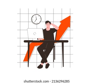 Productive Work Effective Process Time Management Stock Vector (Royalty ...