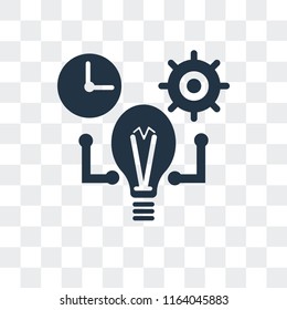 Productivity Vector Icon Isolated On Transparent Stock Vector (Royalty ...