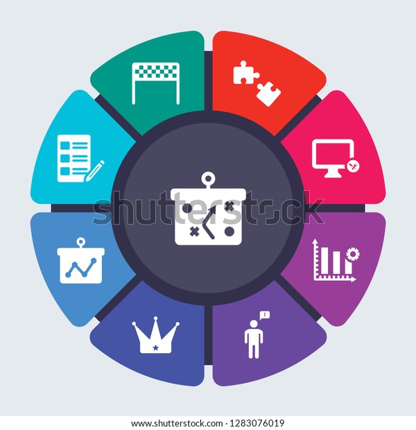Productivity Vector Template Infographics Business Concept Stock Vector ...