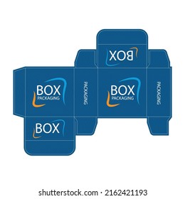Products Box Die Cut Vector Design Stock Vector (Royalty Free ...