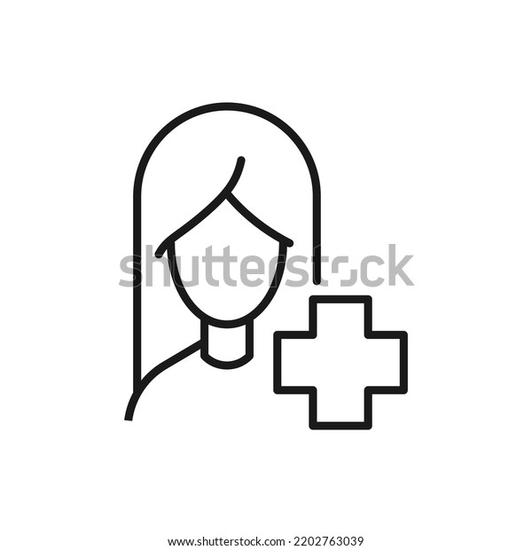 Profession Occupation Hobby Woman Outline Sign Stock Vector (Royalty ... Profession Occupation Hobby Woman Outline Sign Stock Vector (Royalty ...