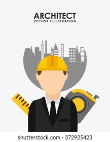 Professional Architect Design Vector Illustration Eps10 Stock Vector ...