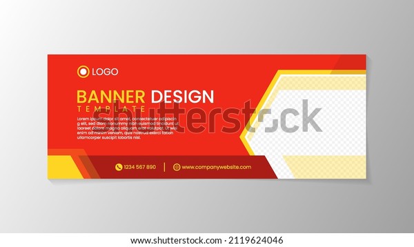 Professional Banner Design Template Your Business Stock Vector (Royalty ...