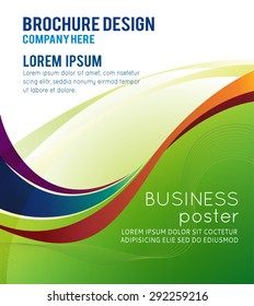 Professional Business Design Layout Template Corporate Stock Vector ...