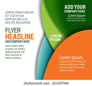 Professional Business Design Layout Template Corporate Stock Vector ...