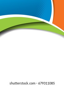 Blue Green Abstract Corporate Background Vector Stock Vector (Royalty ...