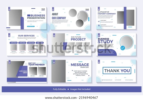 Professional Business Presentation Backgrounds Design Template ...