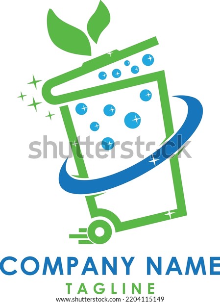 Professional Cleaning Water Services Logo Design Stock Vector (Royalty ...