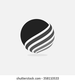 Professional Gray Logo Design Vector Illustration Stock Vector (Royalty ...