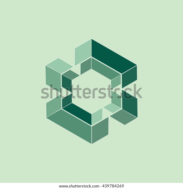 Professional Green Cube Logo Design Stock Vector (Royalty Free ...