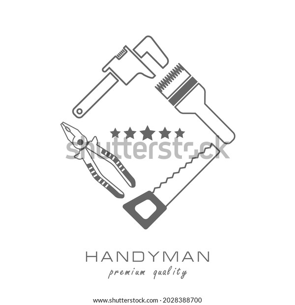 Professional Handyman Services Vector Banner Template Stock Vector ...