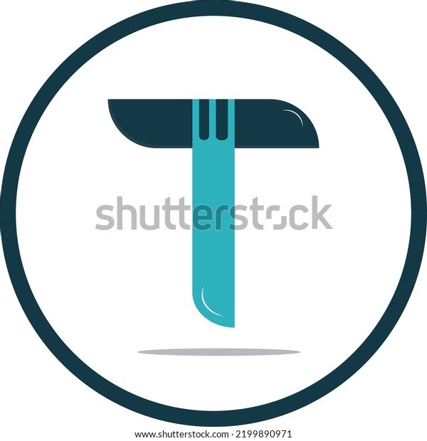 Professional Letter T Logo Design On Stock Vector (Royalty Free ...