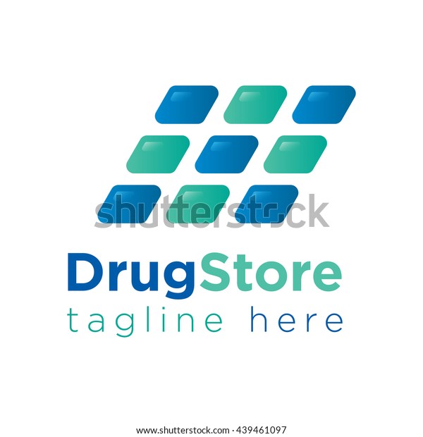 Professional Logo Design Drugstore Stock Vector (Royalty Free) 439461097