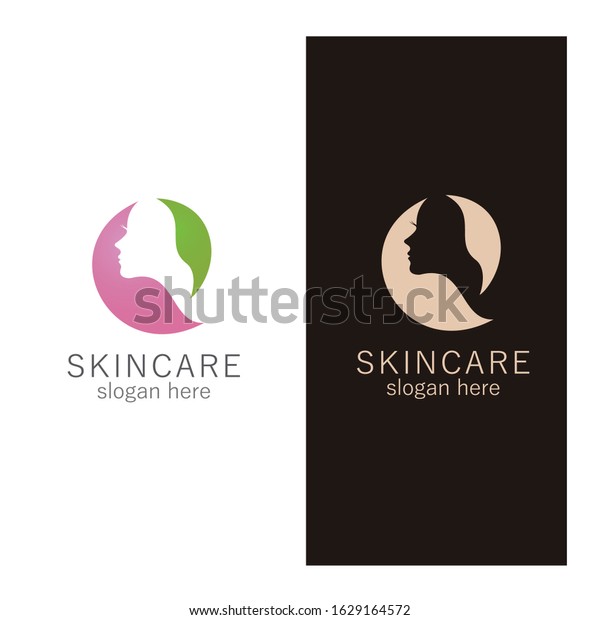 Professional Logo Template Skin Care Logos Stock Vector (Royalty Free ...
