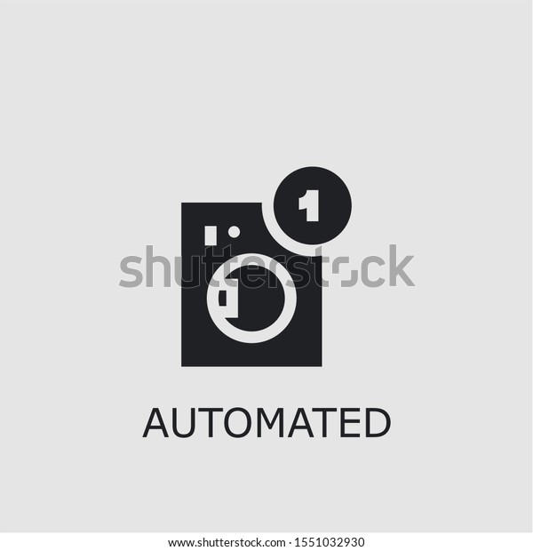 Professional Vector Automated Icon Automated Symbol Stock Vector ...