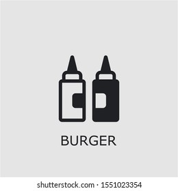 Professional Vector Burger Icon Burger Symbol: เวกเตอร์สต็อก (ปลอดค่า ...